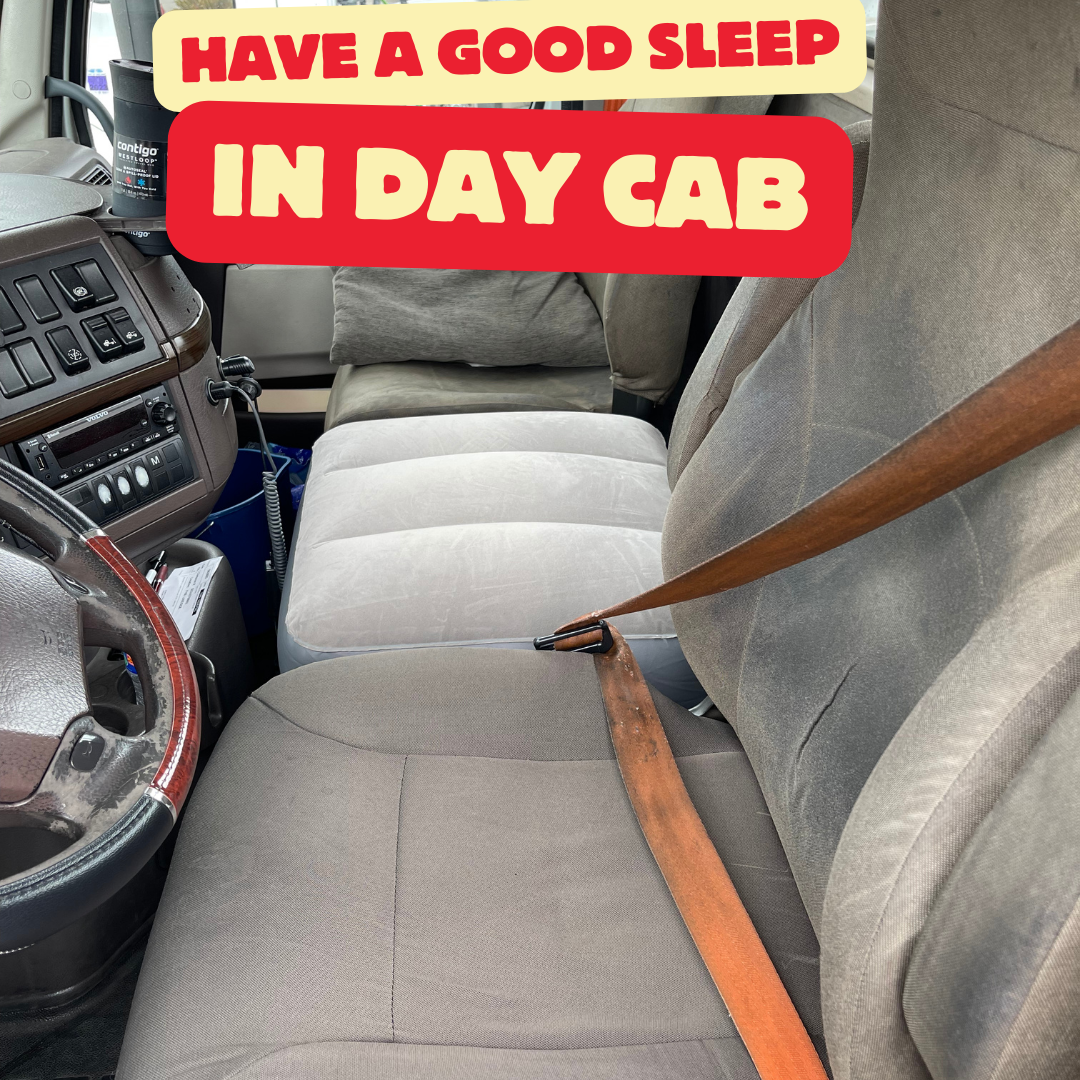 A way to catch a nap in a day cab — Boring trucking